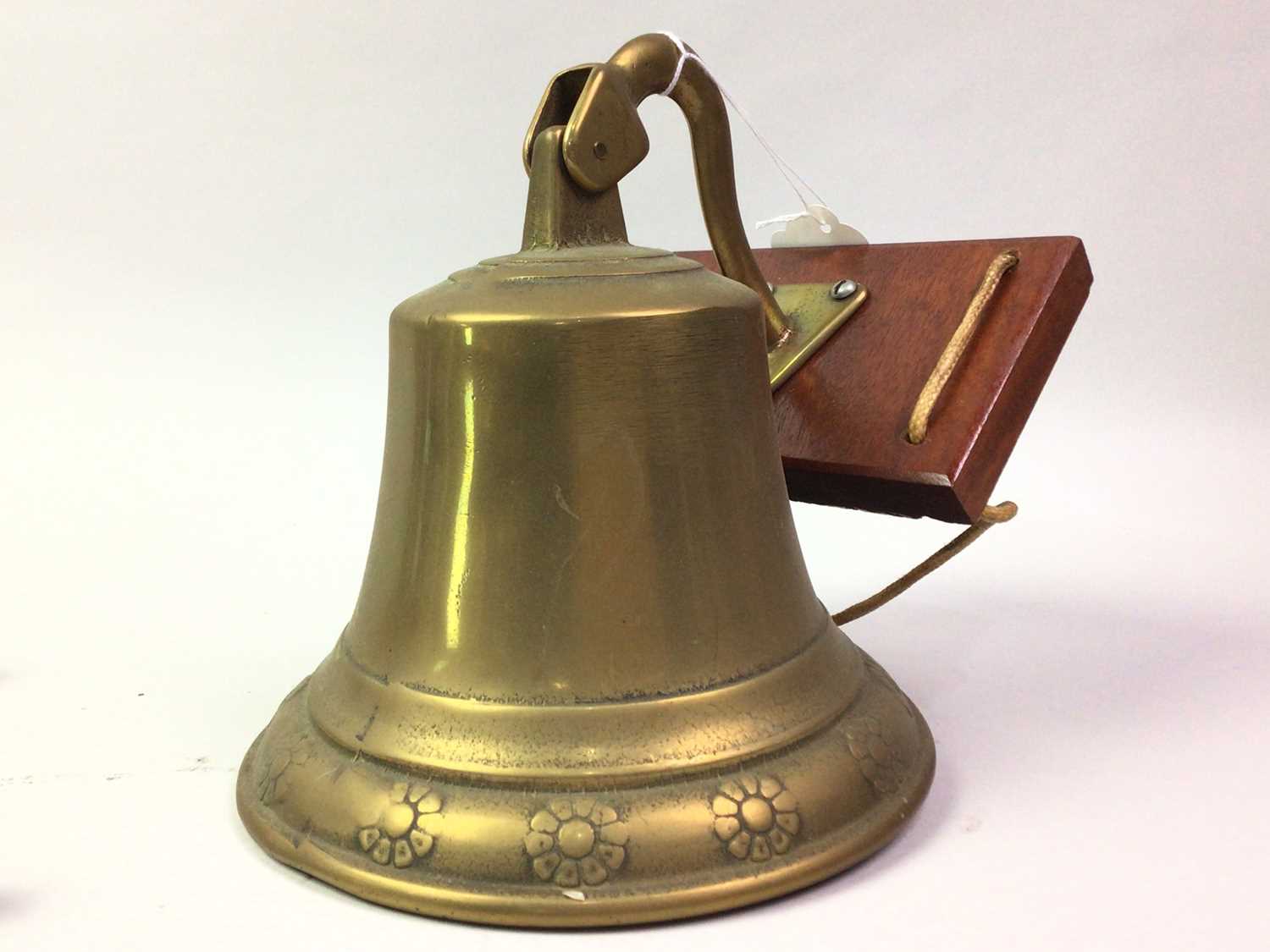 Lot 53 - BRASS SHIPS BELL,