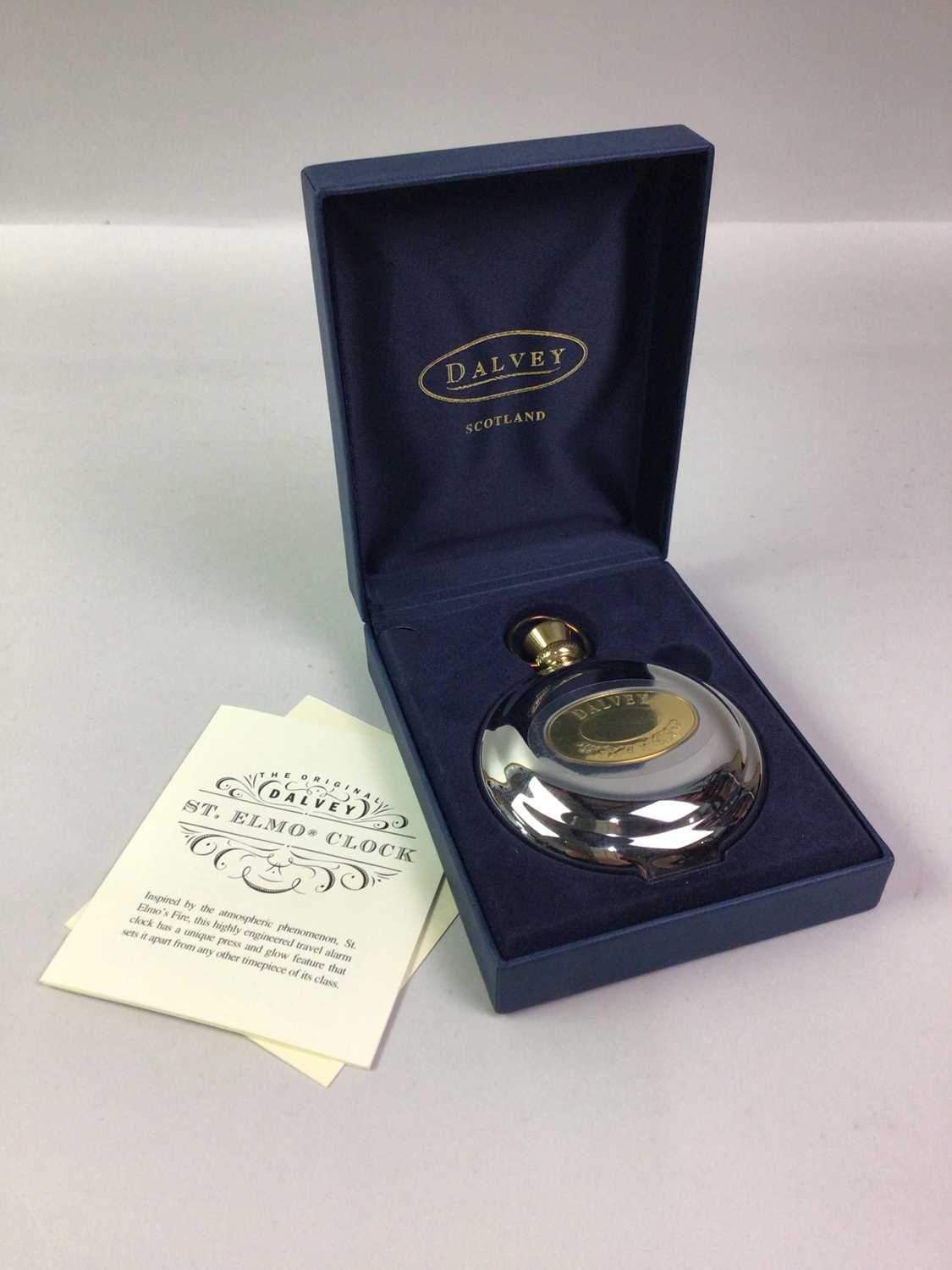 Lot 167 - DALVEY HIP FLASK,