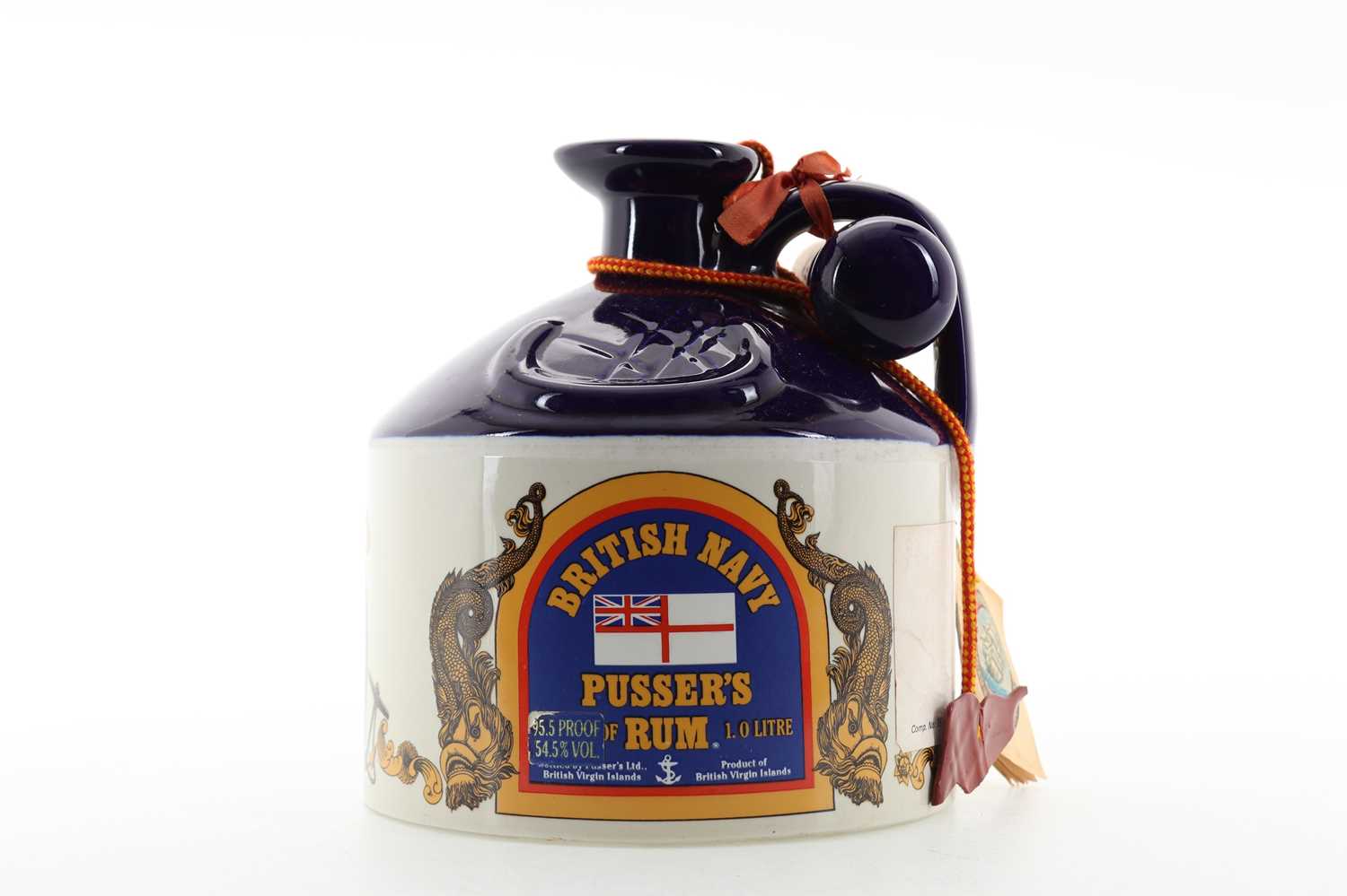 Lot 17 - PUSSER'S BRITISH NAVY RUM DECANTER 1L