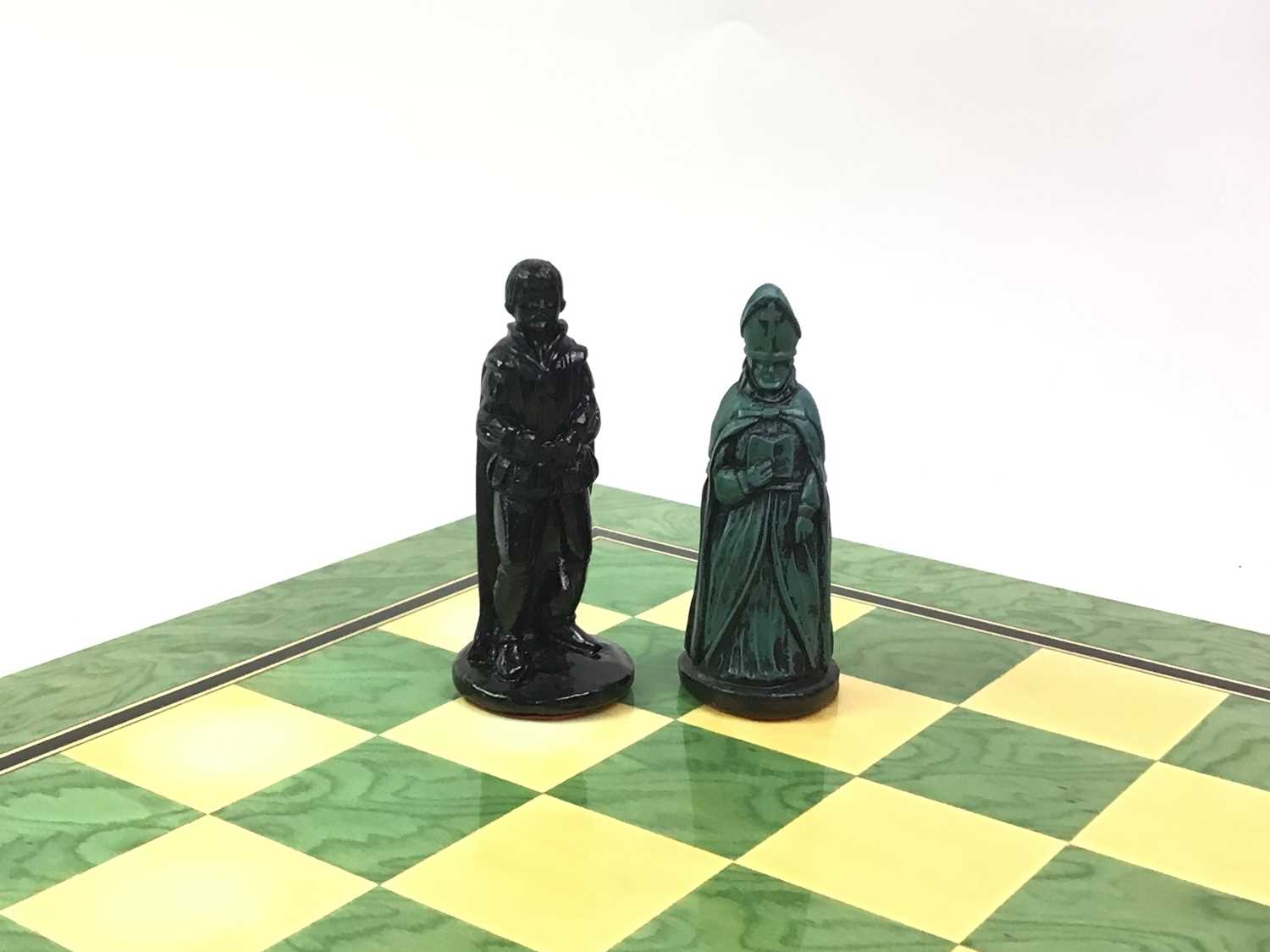 Lot 38 - FIGURAL CHESS SET,