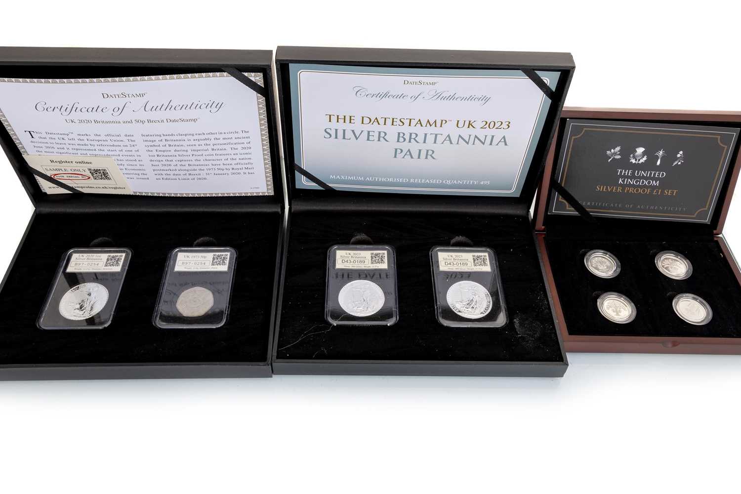 Lot 71 - COLLECTION OF SILVER COIN SETS,
