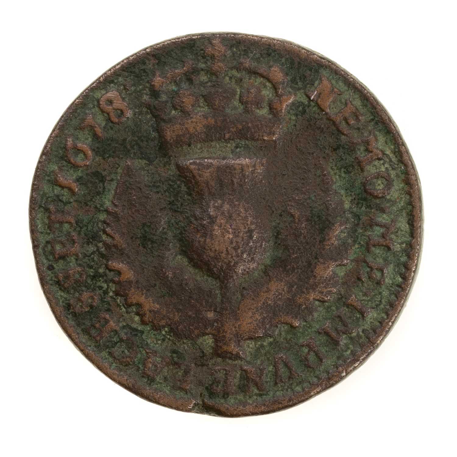 Lot 54 - SCOTLAND CHARLES II (1649-1685) BAWBEE,