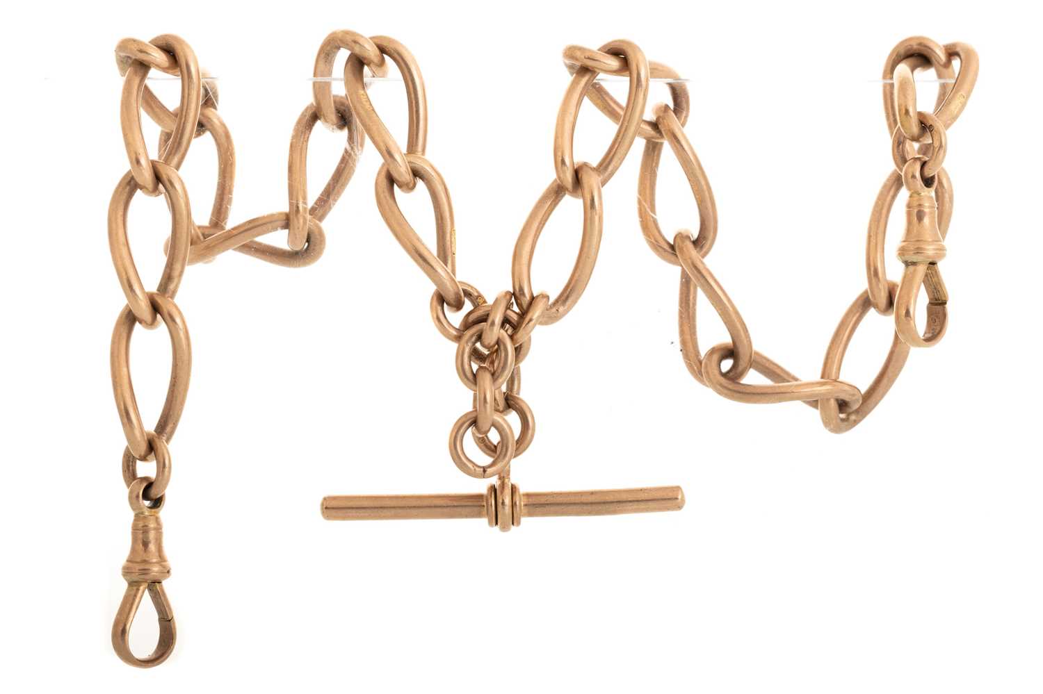 Lot 591 - DOUBLE ALBERT CHAIN,