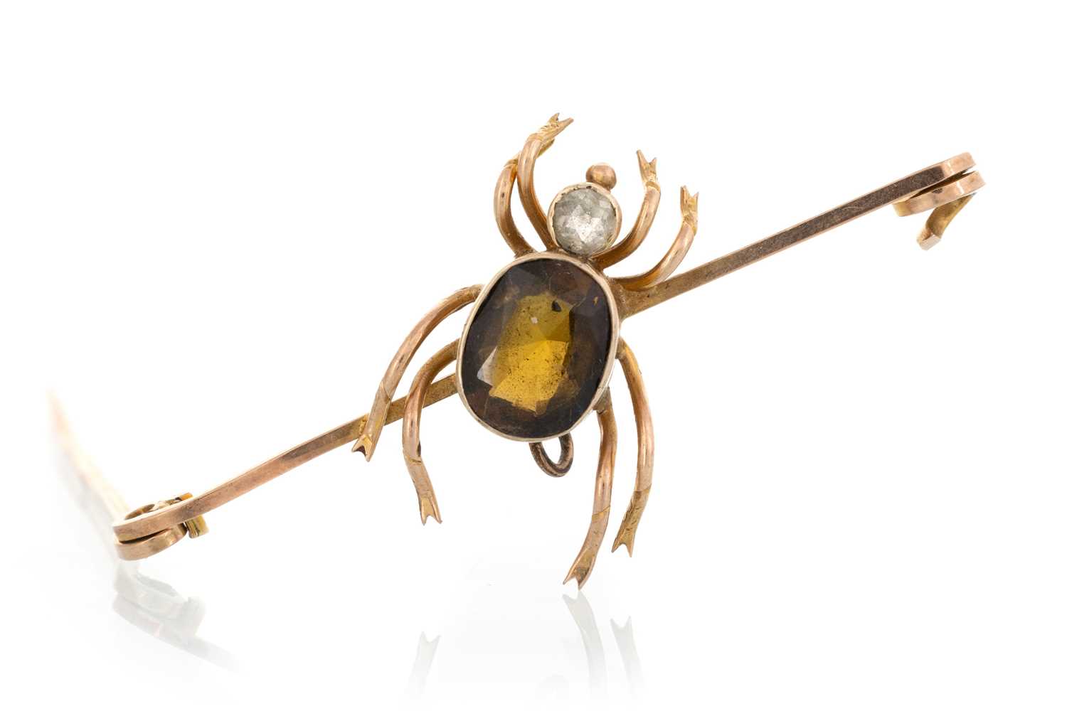 Lot 703 - SPIDER BAR BROOCH,