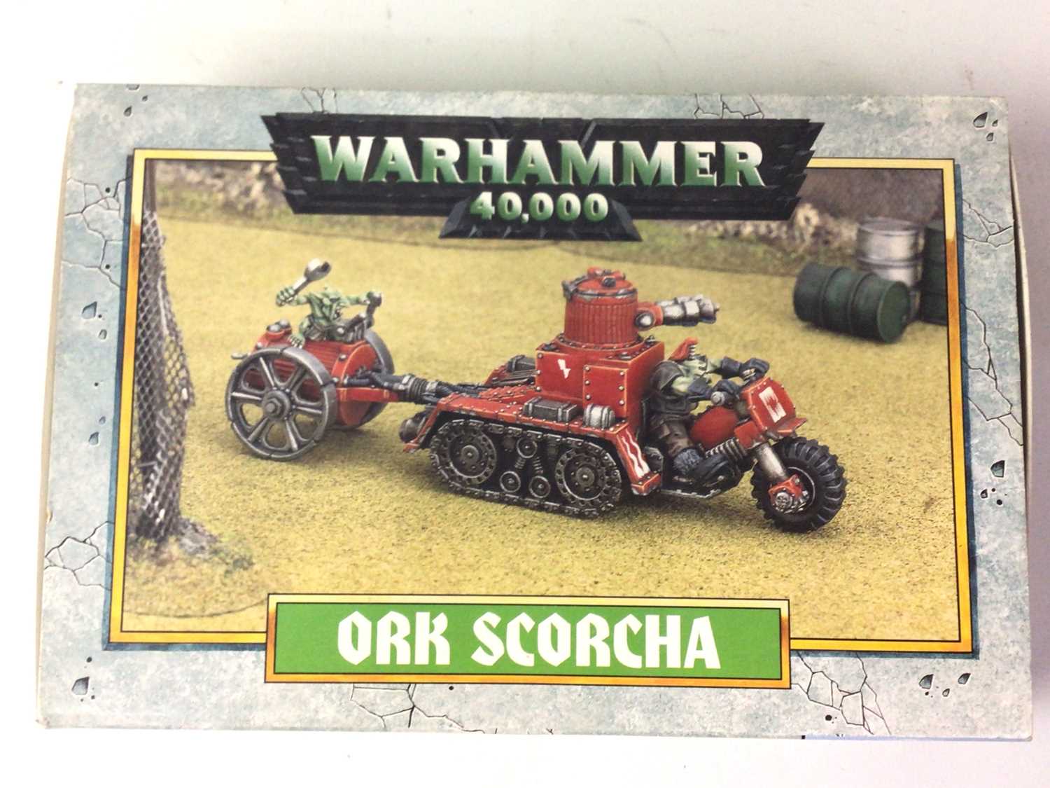 Lot 84 - WARHAMMER 40,000 'ORK SCORCHA' SET,