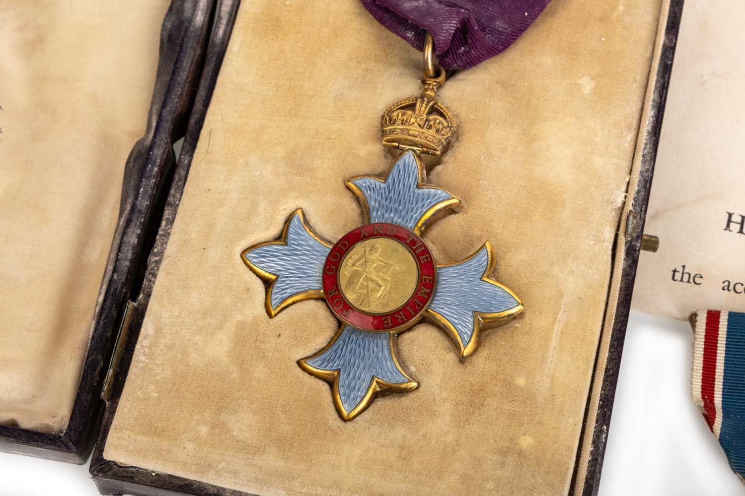 Lot 16 - F.H. MEADE, GEORGE V C.B.E. AWARD AND GEORGE