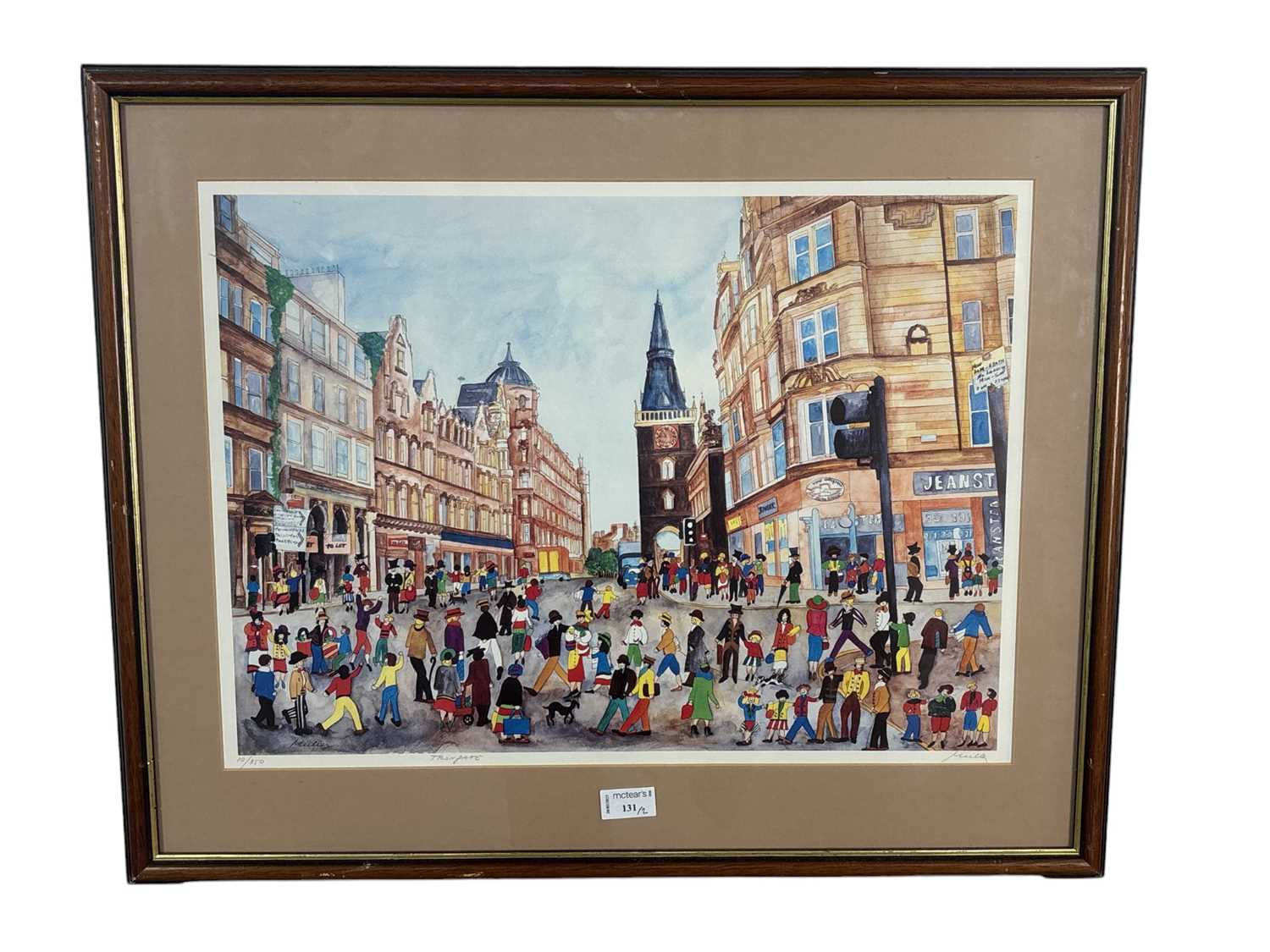 Lot 131 - TWO PRINTS OF GLASGOW,