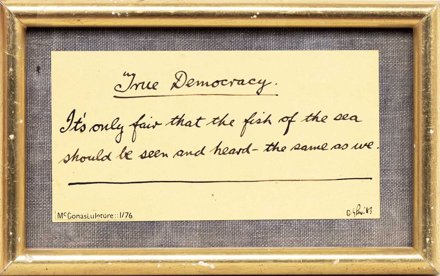 Lot 99 - * GEORGE WYLLIE MBE (SCOTTISH 1921 - 2012),