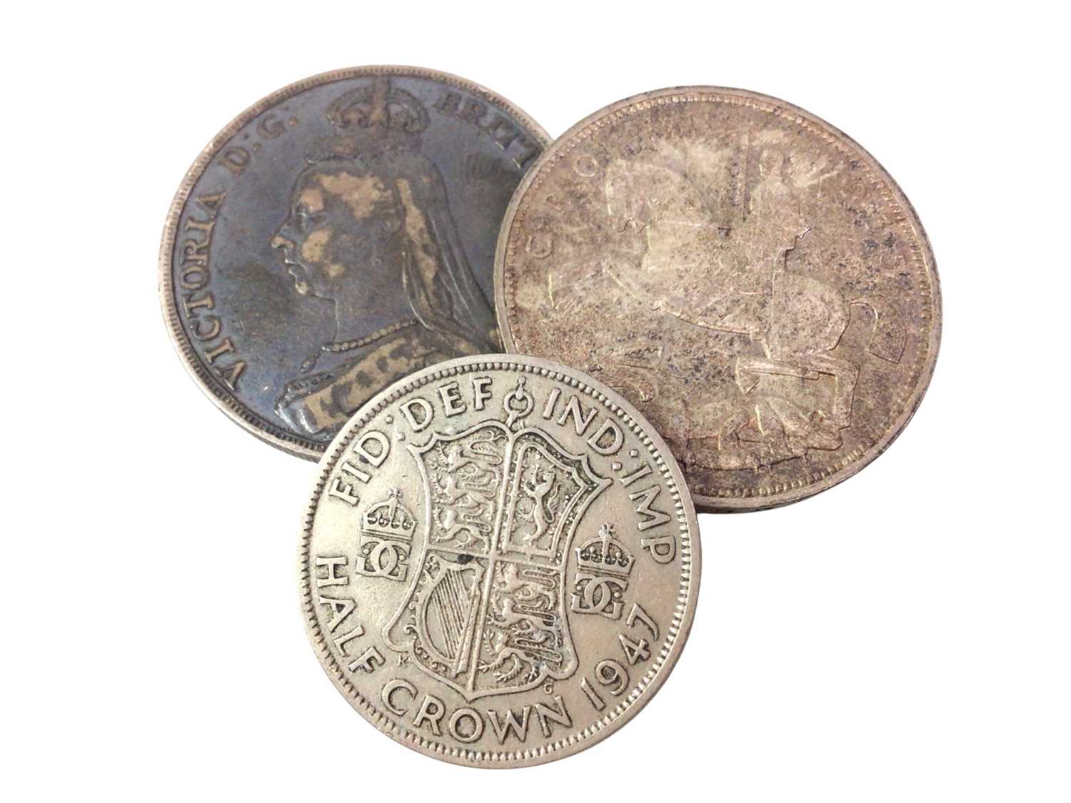 Lot 201 - VICTORIA SILVER CROWN,