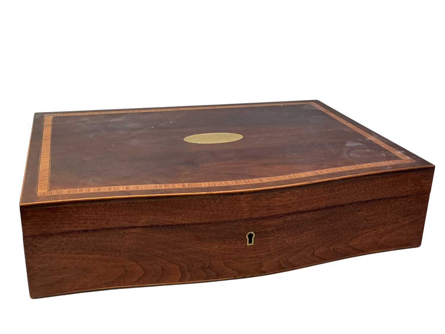 Lot 542 - TWO POKERWORK TRINKET BOXES,