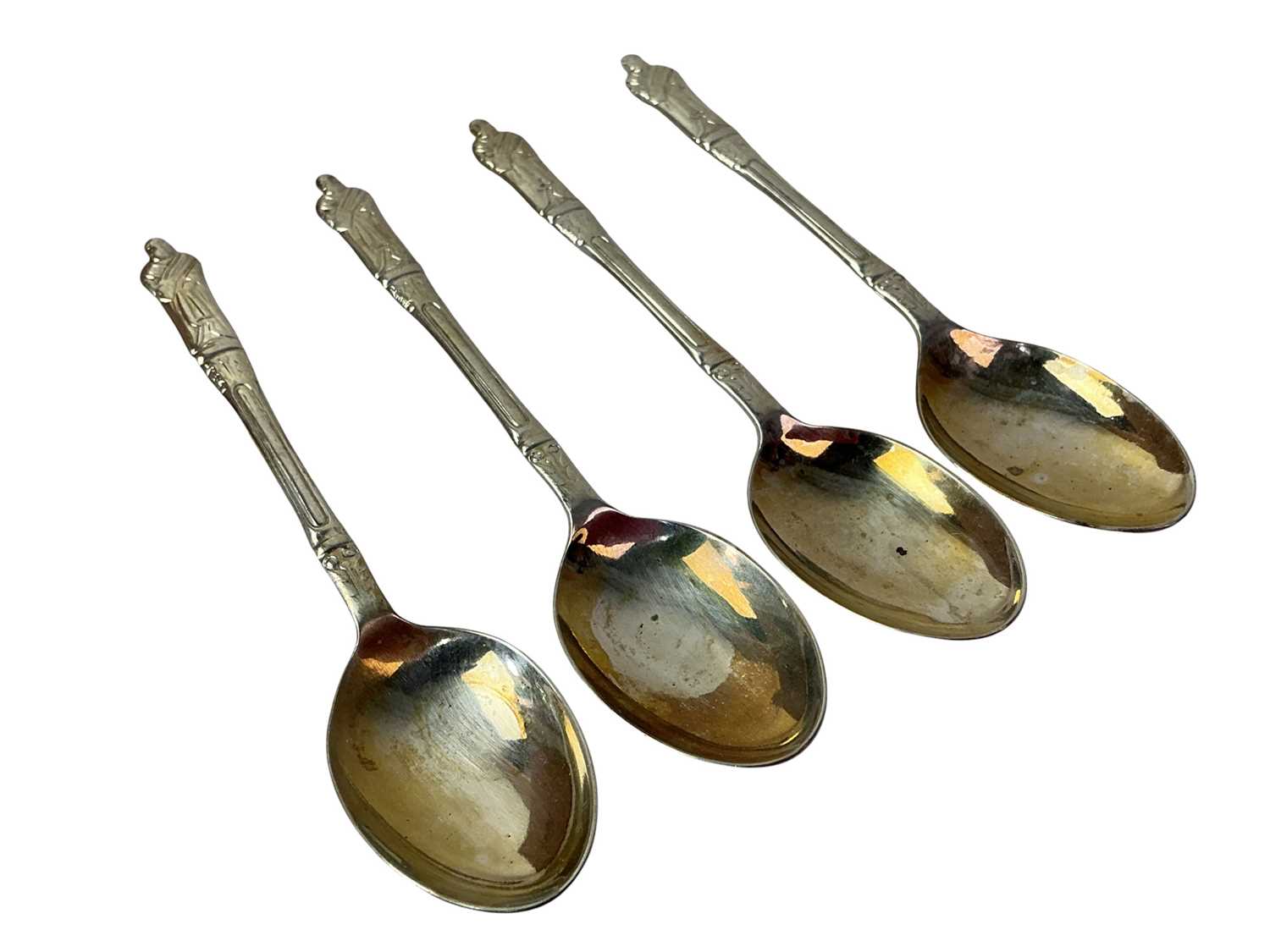 Lot 38 - TWO SILVER SPOONS,