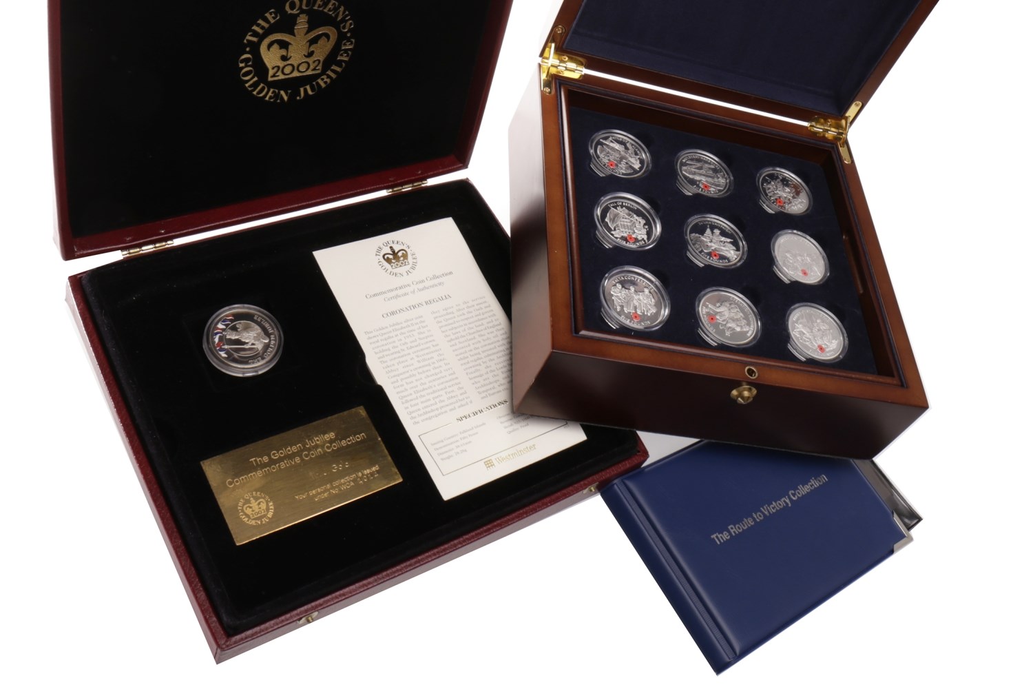 Lot 614 - THE ROUTE TO VICTORY SILVER PROOF COIN