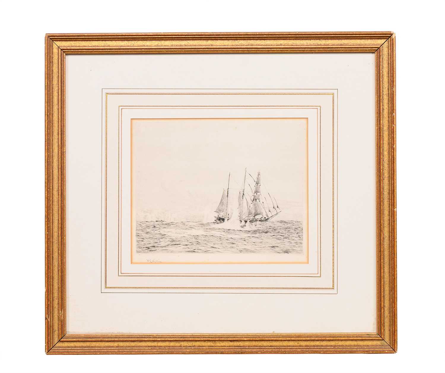 Lot 719 - WILLIAM LIONEL WYLLIE RA RE (BRITISH 1851