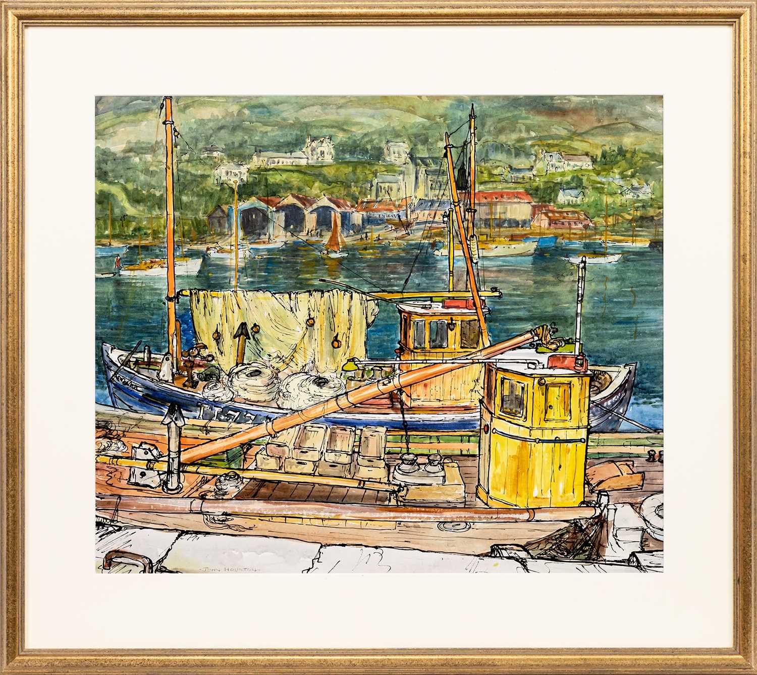 Lot 101 - * JOHN HOUSTON (SCOTTISH 1913 - 1985),