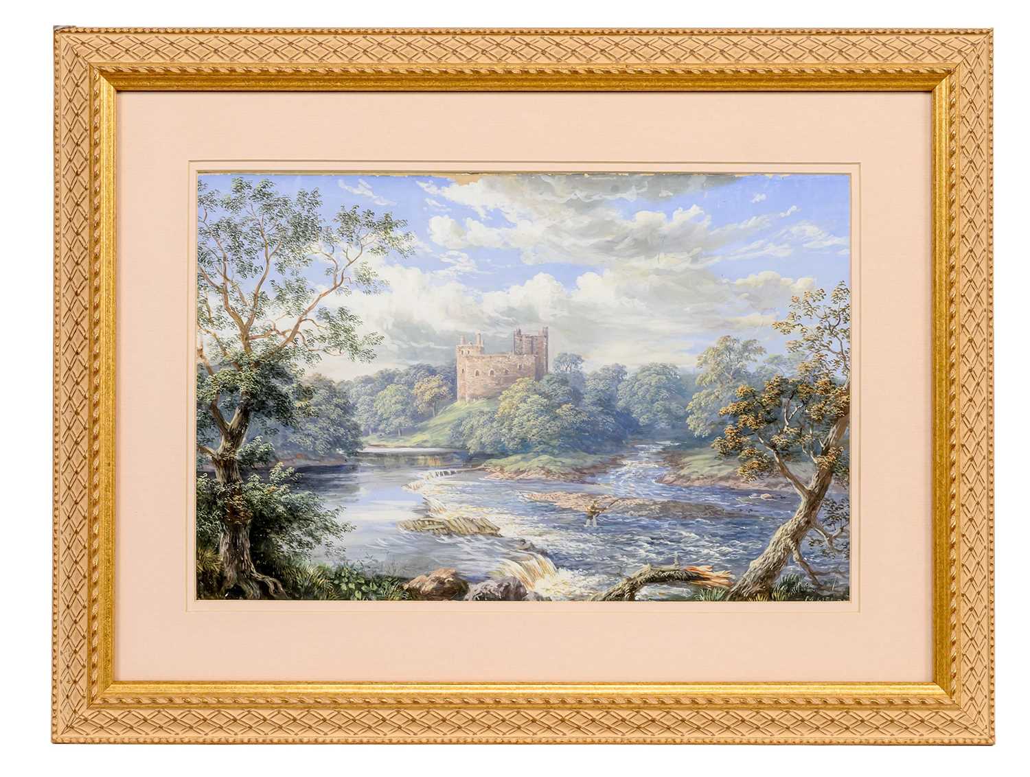 MACNEIL MACLEAY (SCOTTISH 1806 - 1883) CASTLE ON THE RIVER - Auktionen ...