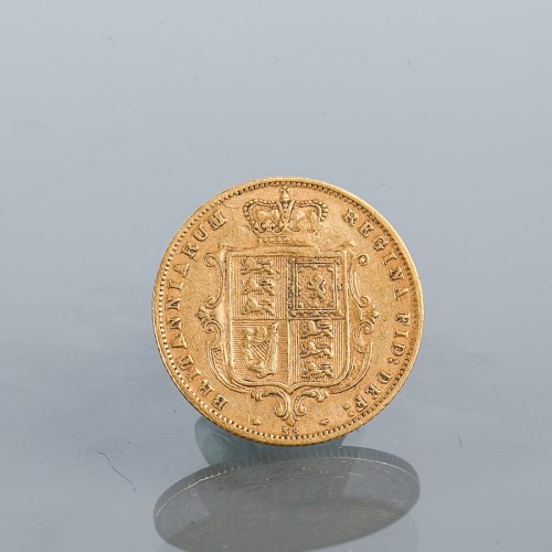 Lot 1524 - VICTORIAN HALF SOVEREIGN DATED 1878 with