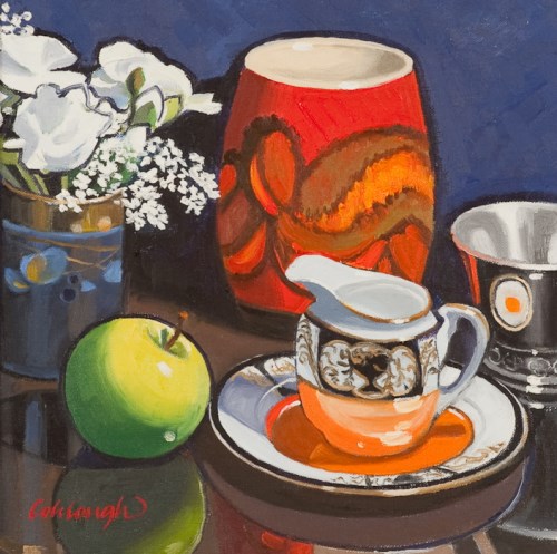 Lot 1920 - FRANK COLCLOUGH, POOLE POT AND NORITAKE JUG