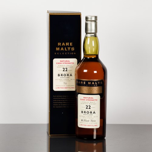 Lot 673 - BRORA 22 YEAR OLD RARE MALTS Single Highland
