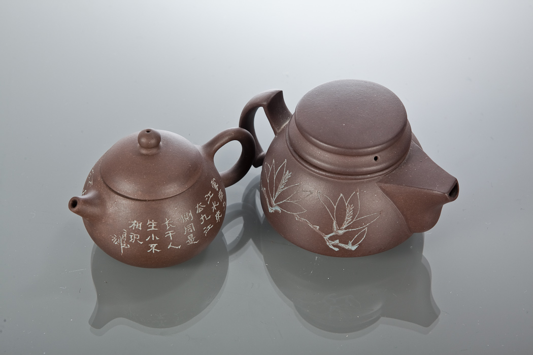 Lot 107 - TWO CHINESE YI XING TEA POTS both of