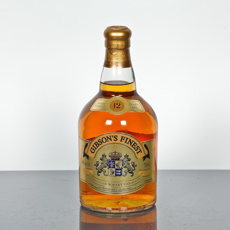 Lot 754 - GIBSON'S FINEST 12 YEAR OLD Canadian Whisky