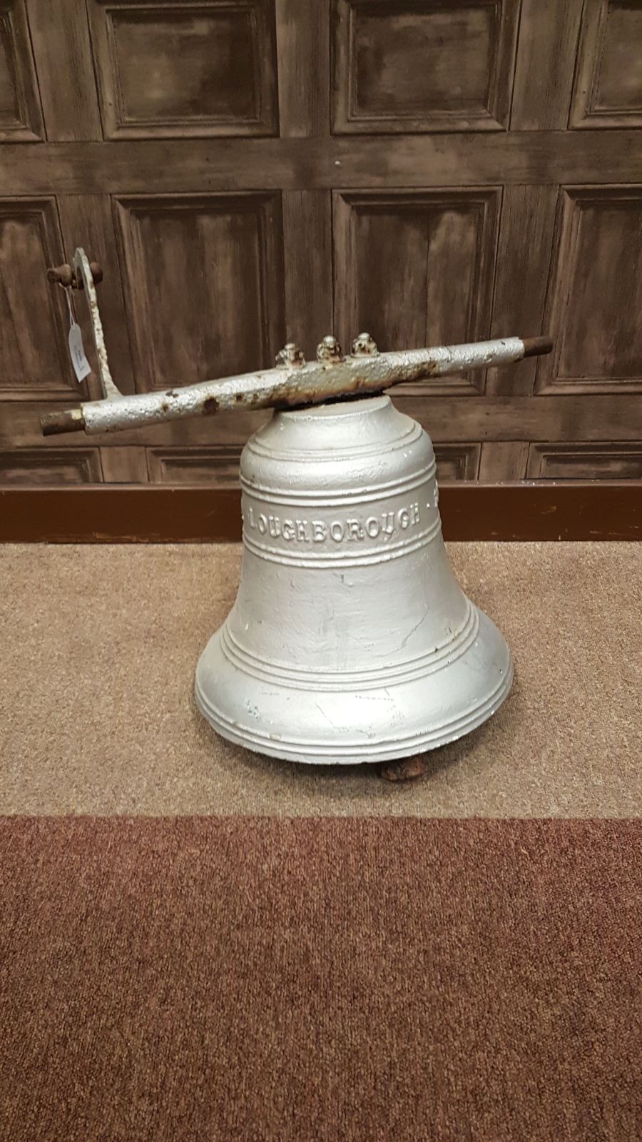 Lot 1632 - EDWARDIAN BRONZE CHURCH BELL by John Taylor