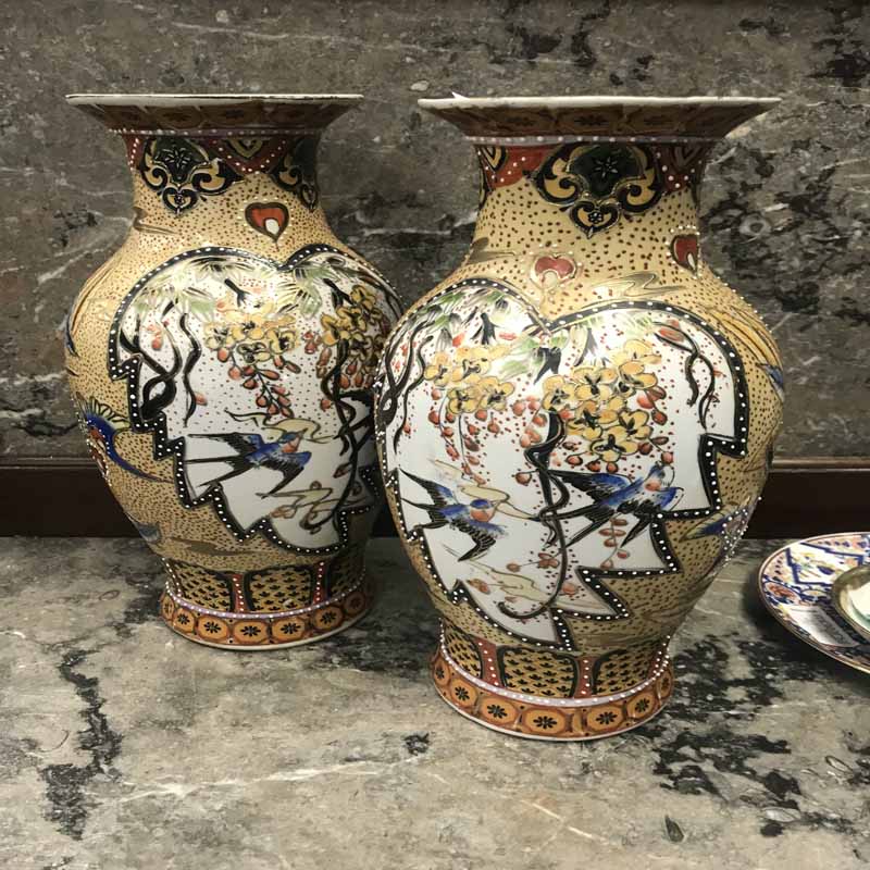 Lot 463 - GROUP OF ASIAN CERAMICS including a pair of